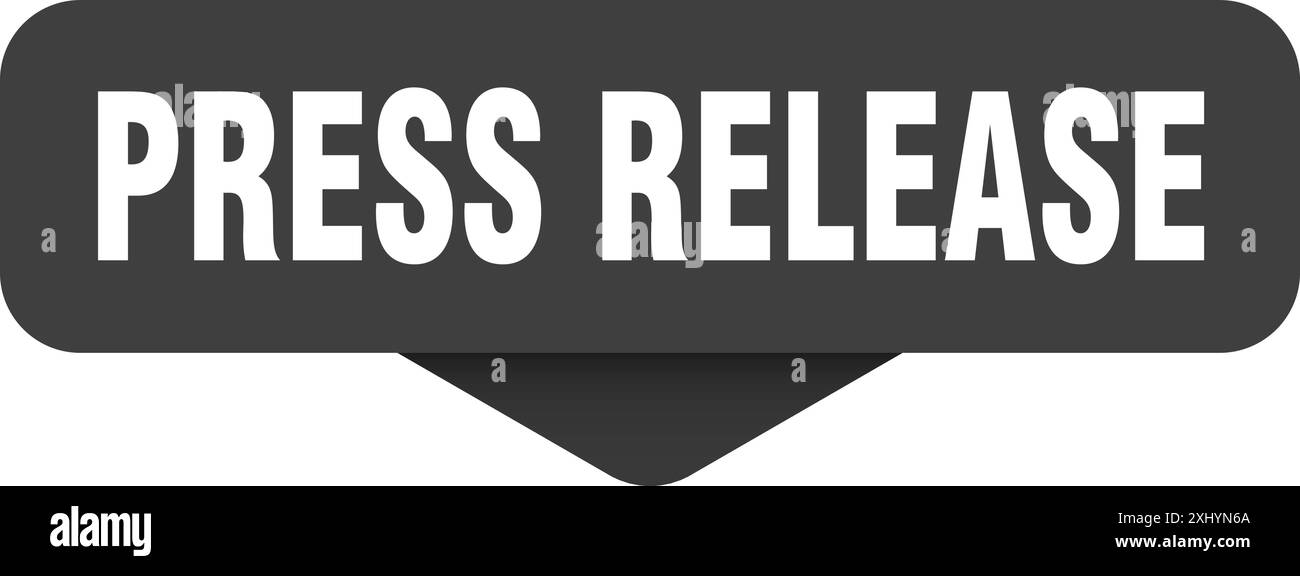 press release sticker. press release sign on transparent background ...