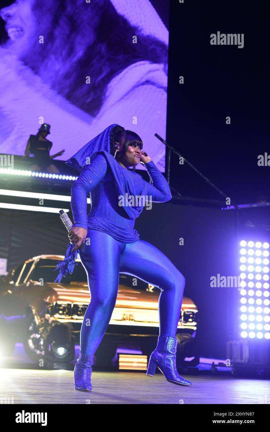 West Palm Beach, Florida, USA. 14th July, 2024. Singer Tamika Scott of ...