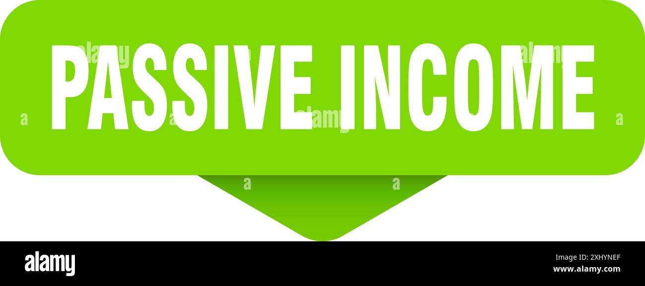 passive income sticker. passive income sign on transparent background ...