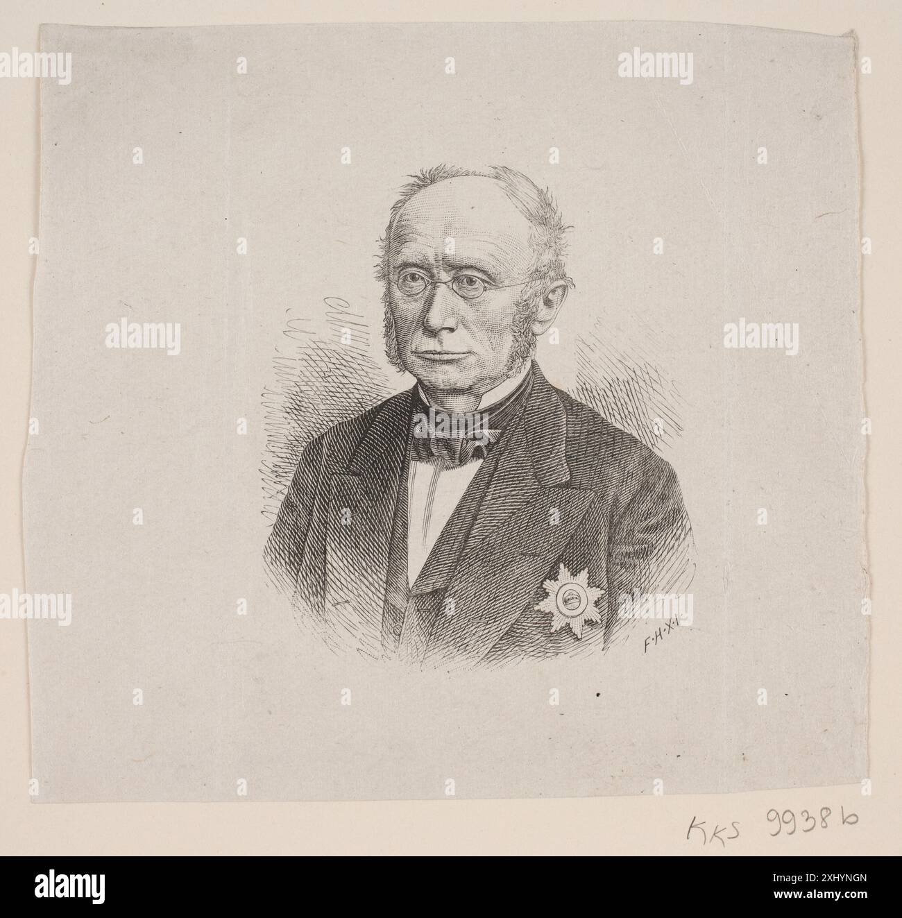 Ludwig Windthorst Poulsen, Carl 1855 - 1935 Xylograph, Print Ludwig ...