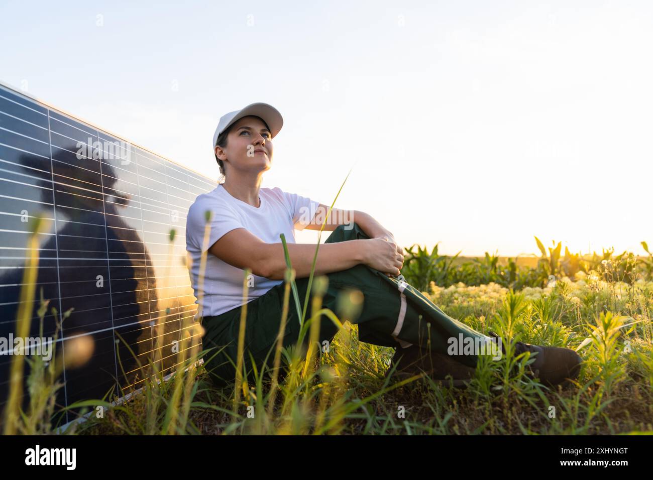 Solar cap outside hi-res stock photography and images - Alamy