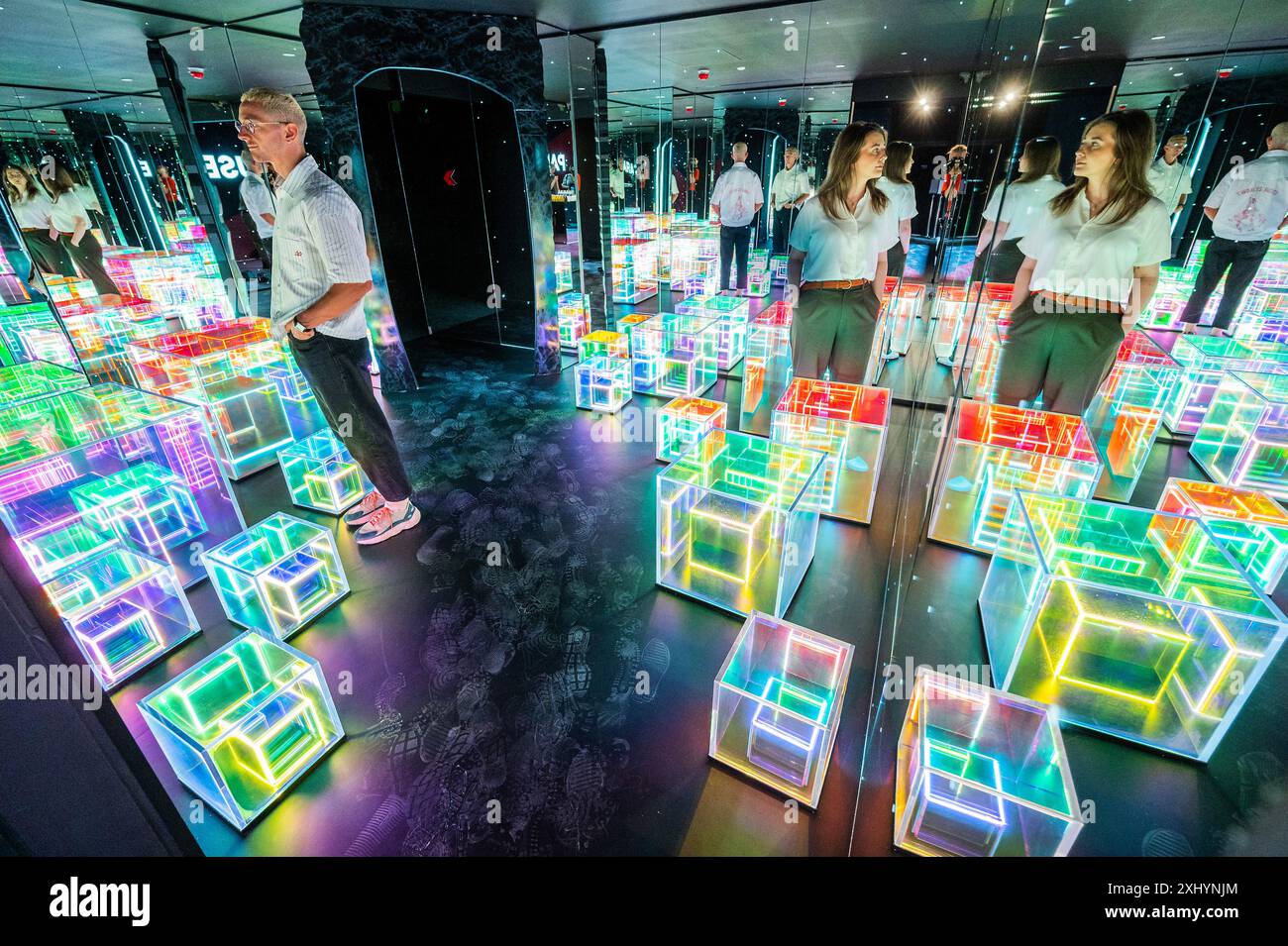 London, UK. 16th July, 2024. An infinity room - The launch of Paradox ...