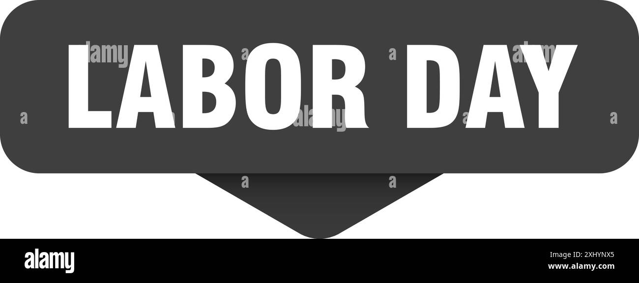 labor day sticker. labor day sign on transparent background ...