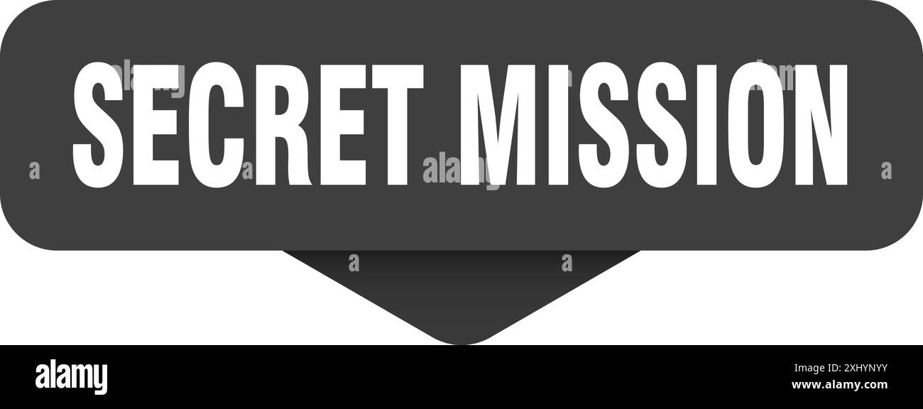 secret mission sticker. secret mission sign on transparent background ...
