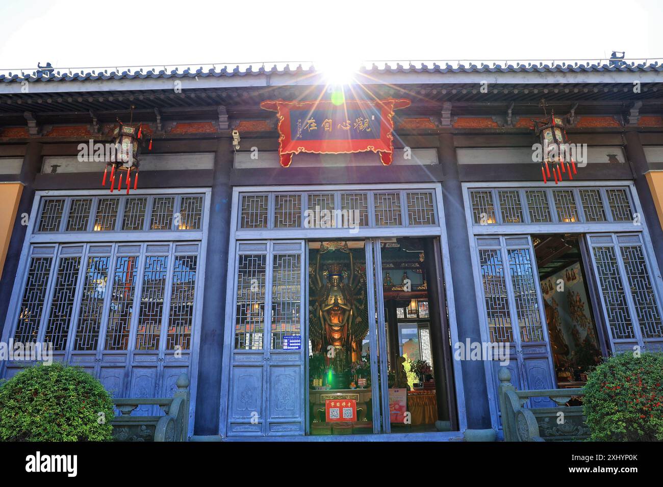 Buddhism temple, Ancient buildings, Wooden palace Stock Photo - Alamy