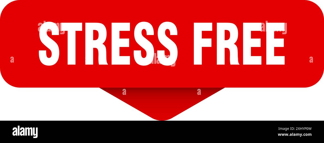 stress free sticker. stress free sign on transparent background ...