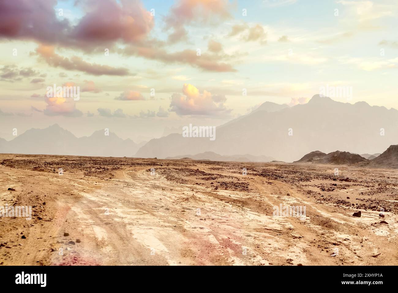 Bedouin Village, Oriental desert near Safafa, Egypt, Africa Stock Photo ...
