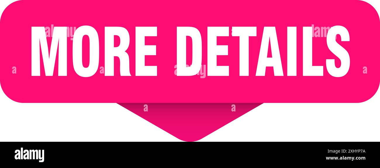 more details sticker. more details sign on transparent background ...