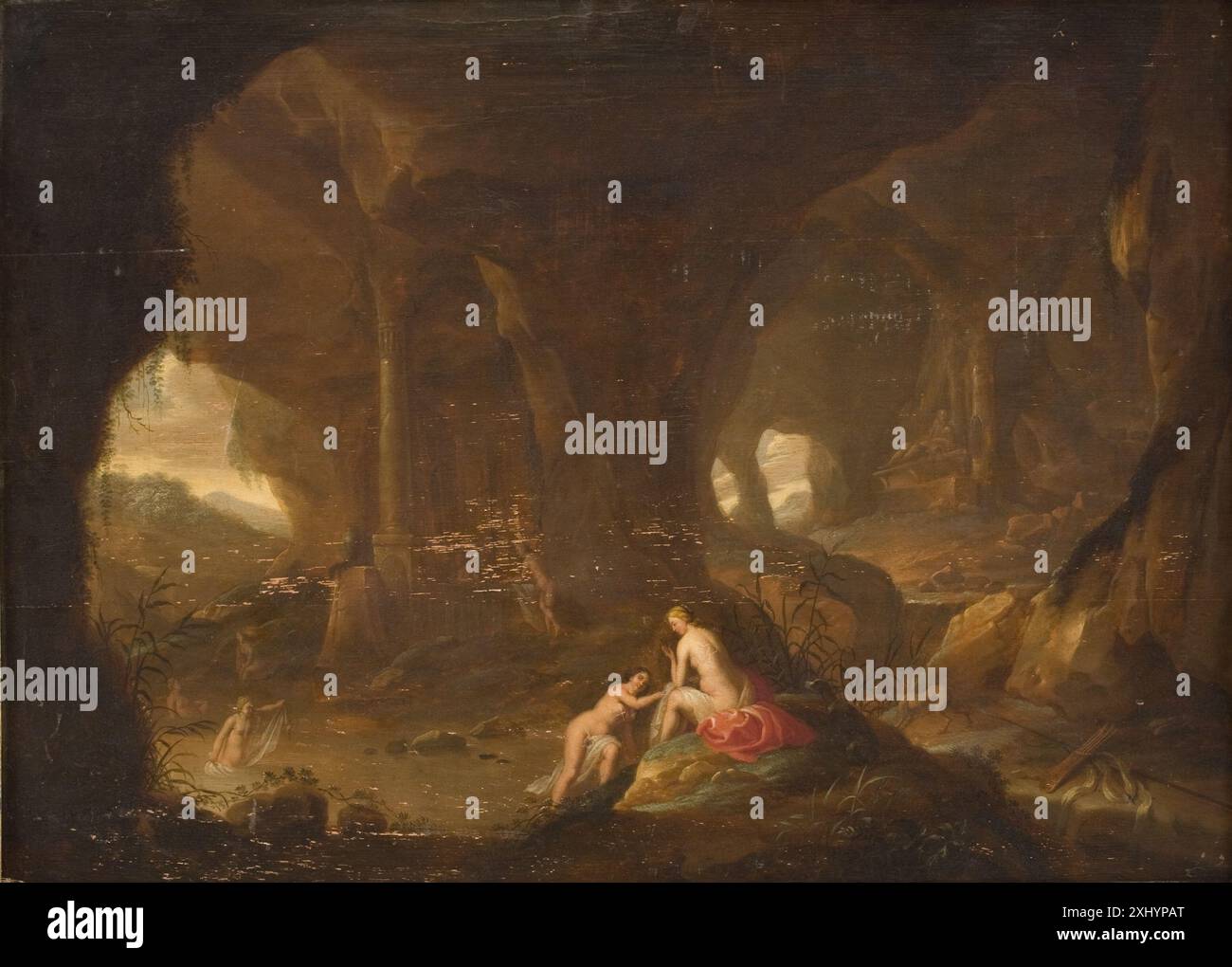 Bathing Nymphs in a Landscape Poelenburch, Cornelis van 1594 - 1667 ...