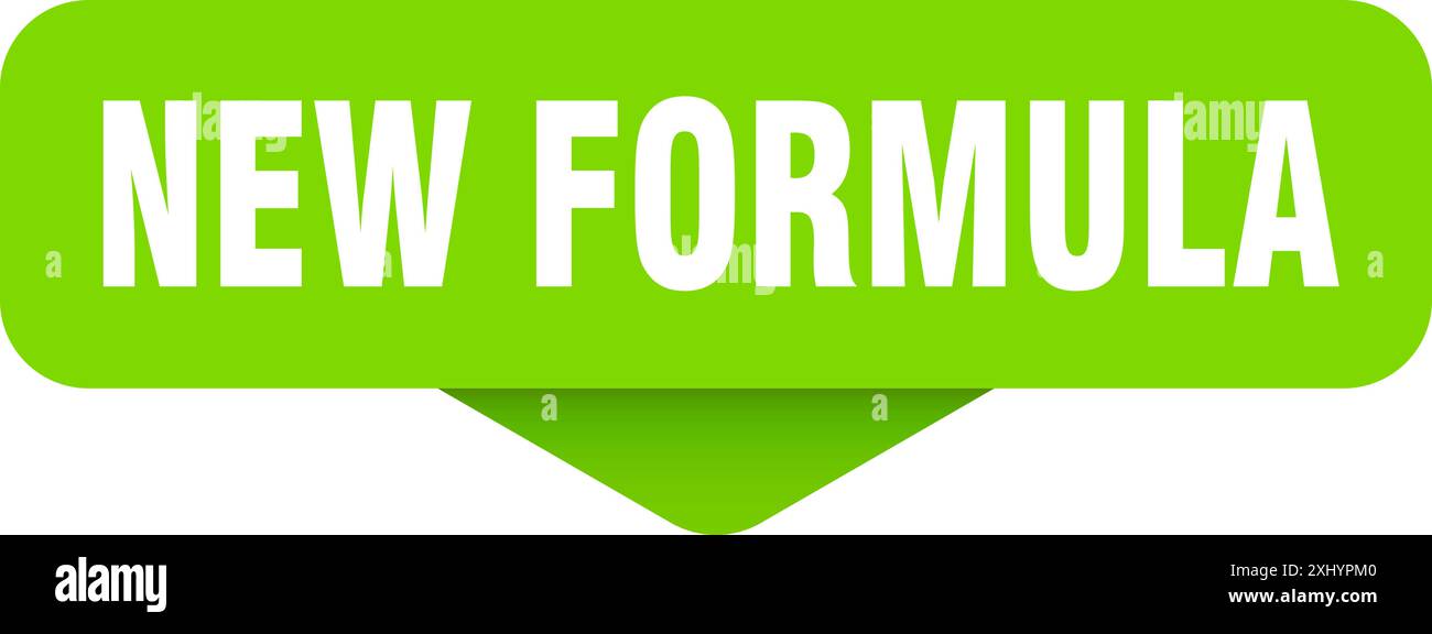 new formula sticker. new formula sign on transparent background ...