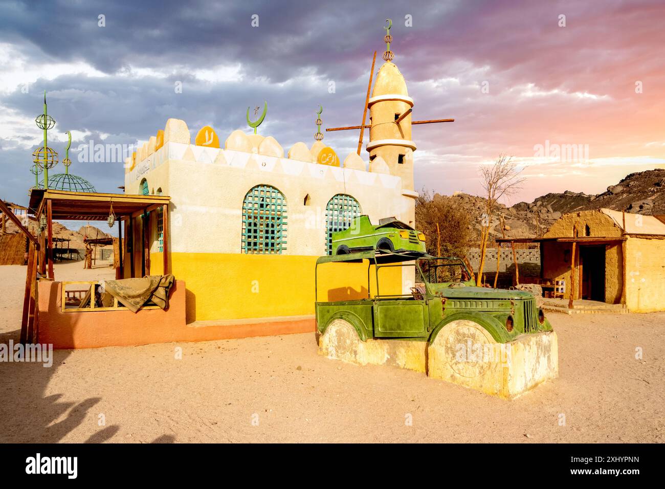 Desert mountain village hi-res stock photography and images - Alamy