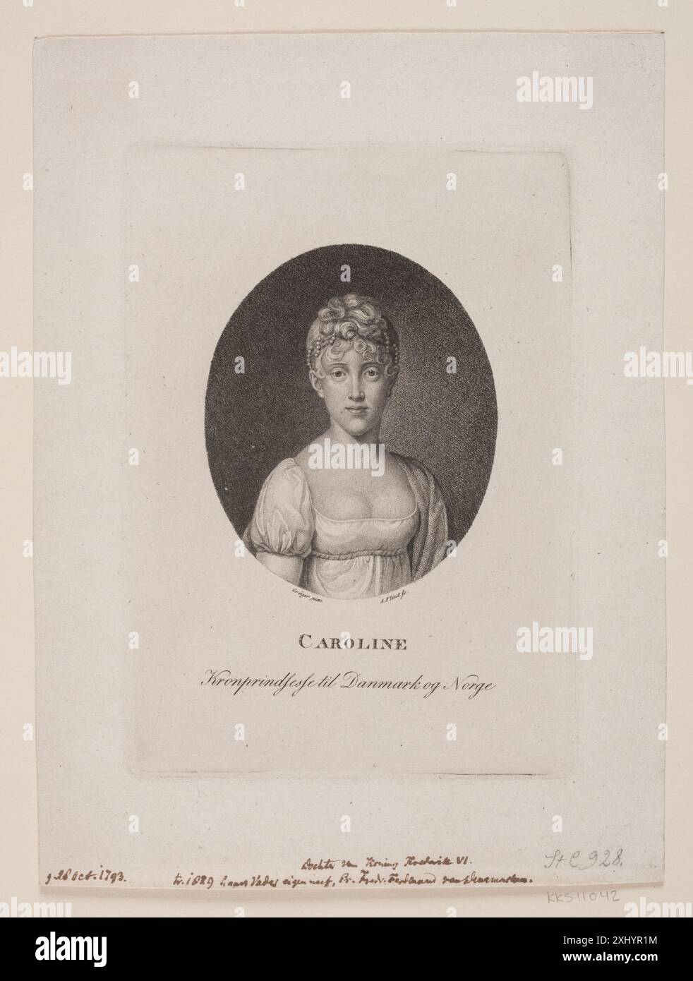 Crown Princess Caroline Flint, Andreas 1767 - 1824, Gröger, Friedrich ...