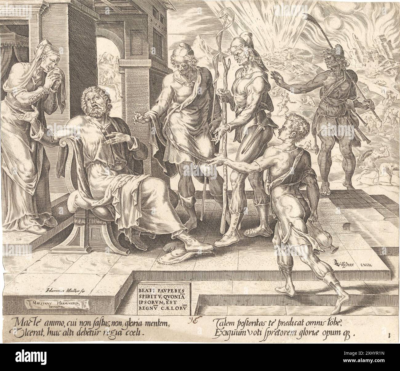 Blessed are the poor in the spirit. Job receives the bad times about ...