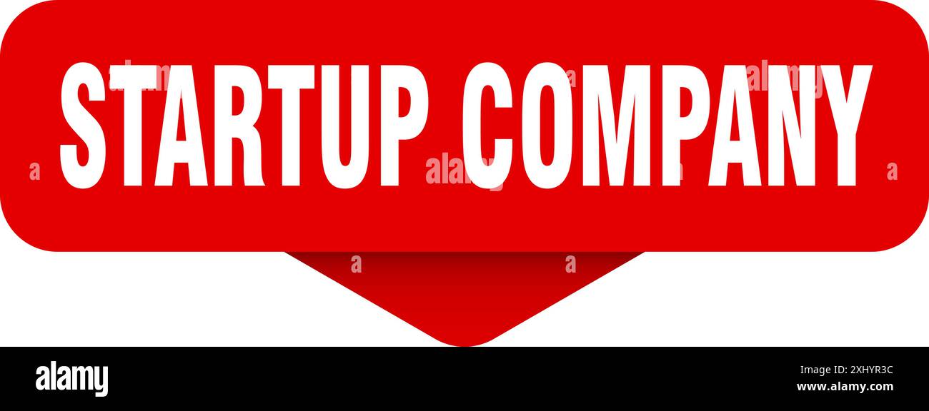 startup company sticker. startup company sign on transparent background ...