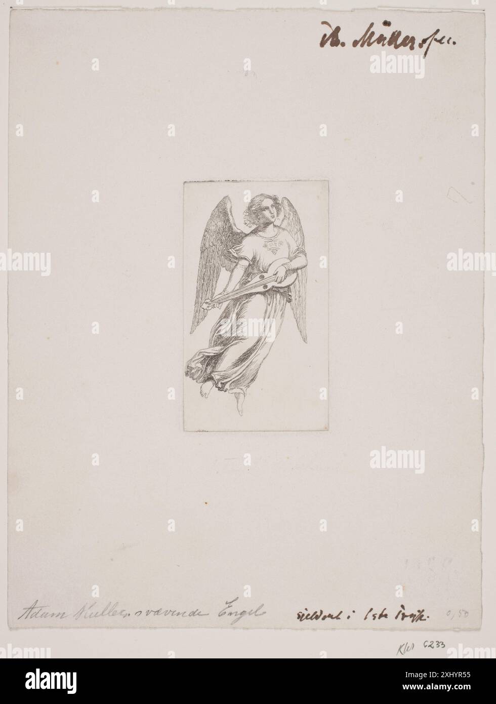 Floating Angel Müller, Adam 1811 - 1844 Copper engraving, Print ...