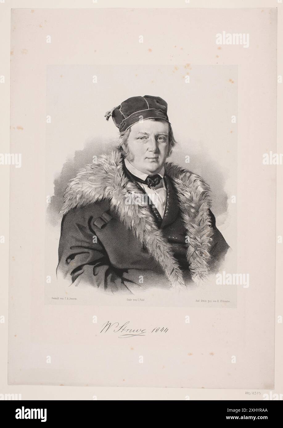 Astronomer W. Struve Mitreuter, Detlef 1817 - 1844, Jensen, C.A. 1792 ...