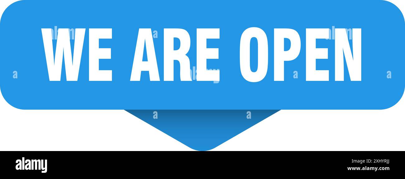 we are open sticker. we are open sign on transparent background ...