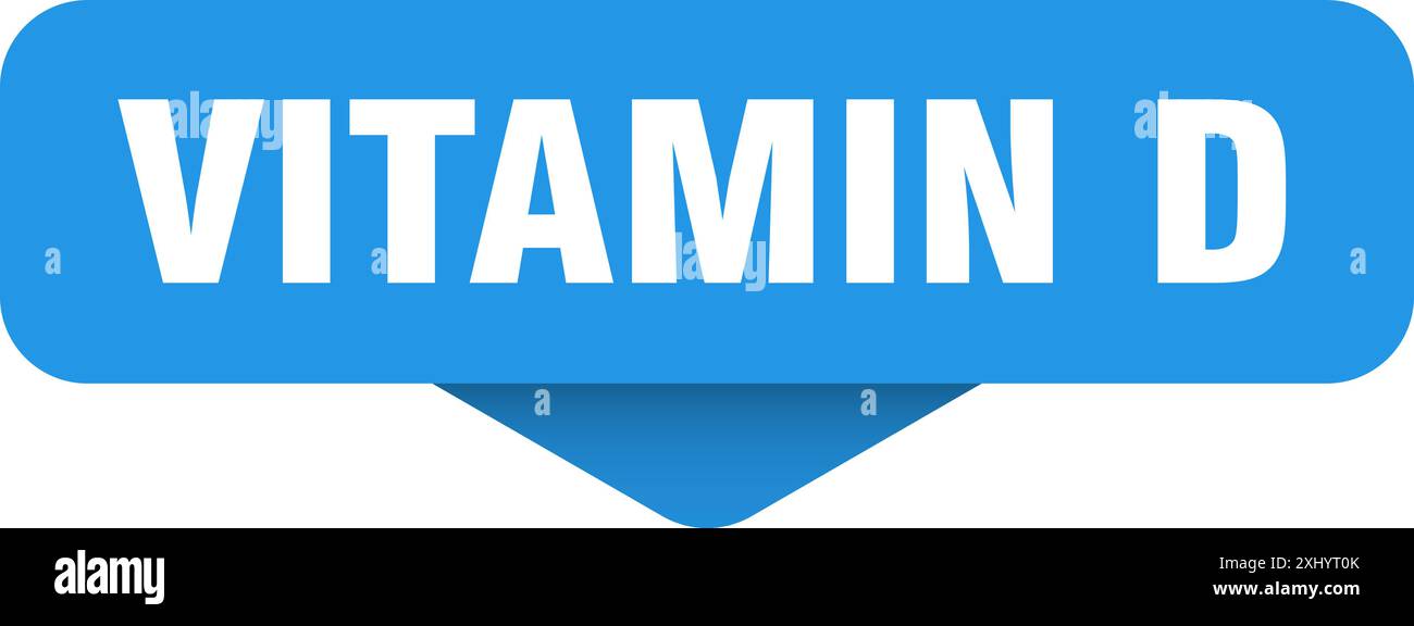 vitamin d sticker. vitamin d sign on transparent background ...