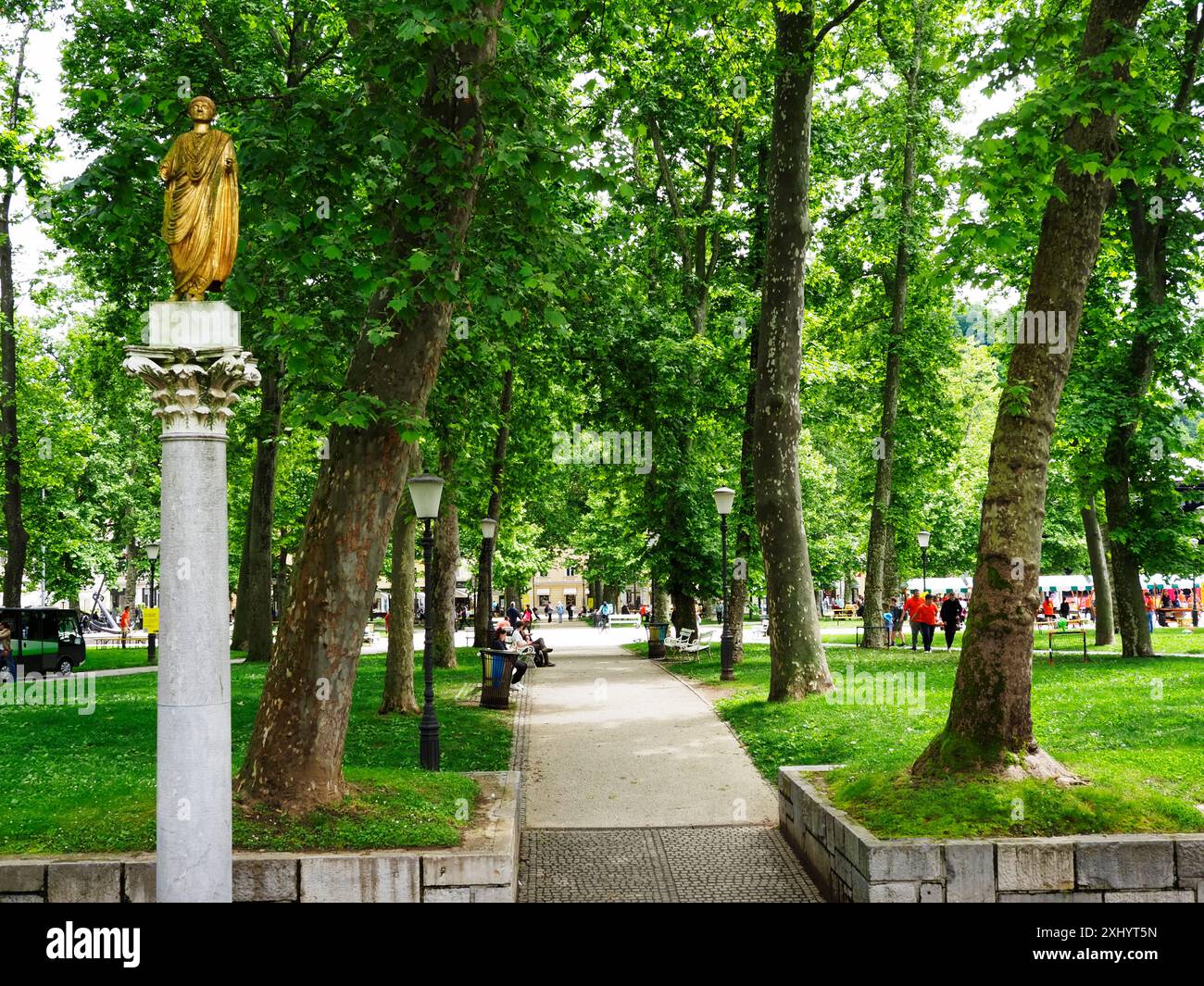 Citizen of emona statue hi-res stock photography and images - Alamy