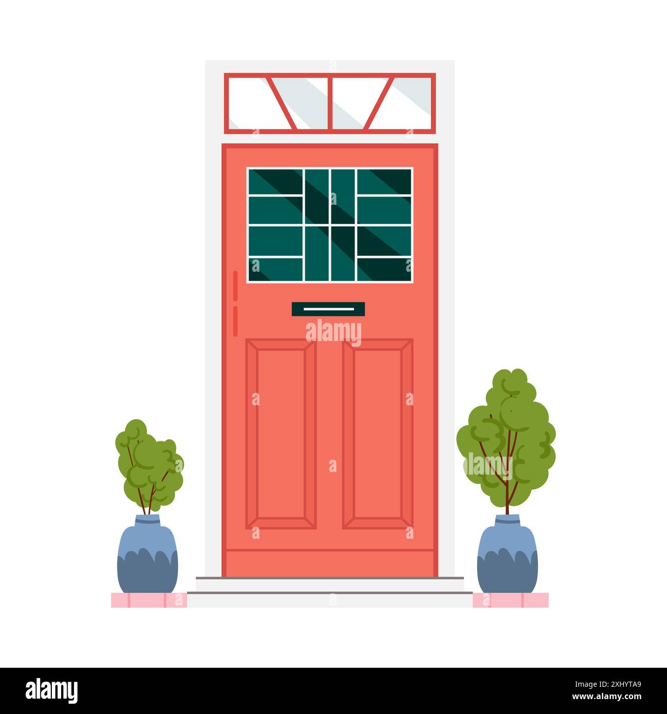 Green porch close Stock Vector Images - Alamy