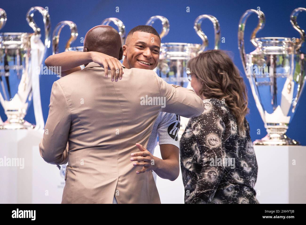 Madrid, Spain. 16th July, 2024. Kylian Mbappe official presentation at ...