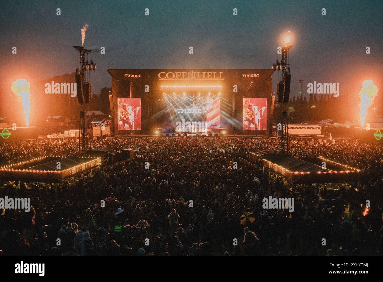 Copenhagen, Denmark. 21st, June 2024. The main stage seen during a live ...