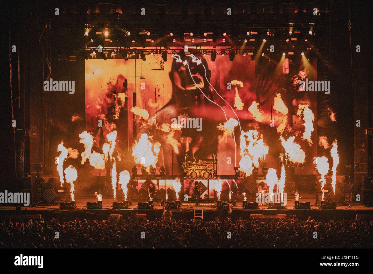 Copenhagen, Denmark. 21st, June 2024. The main stage seen during a live ...