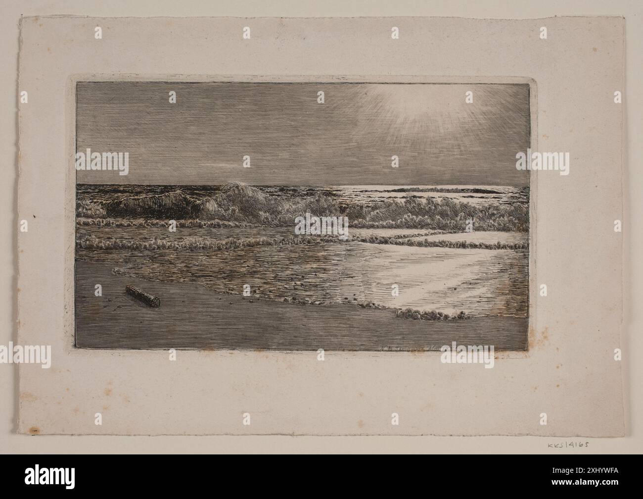 The North Sea Skovgaard, Niels 1858 - 1938 Etching, Print Niels ...