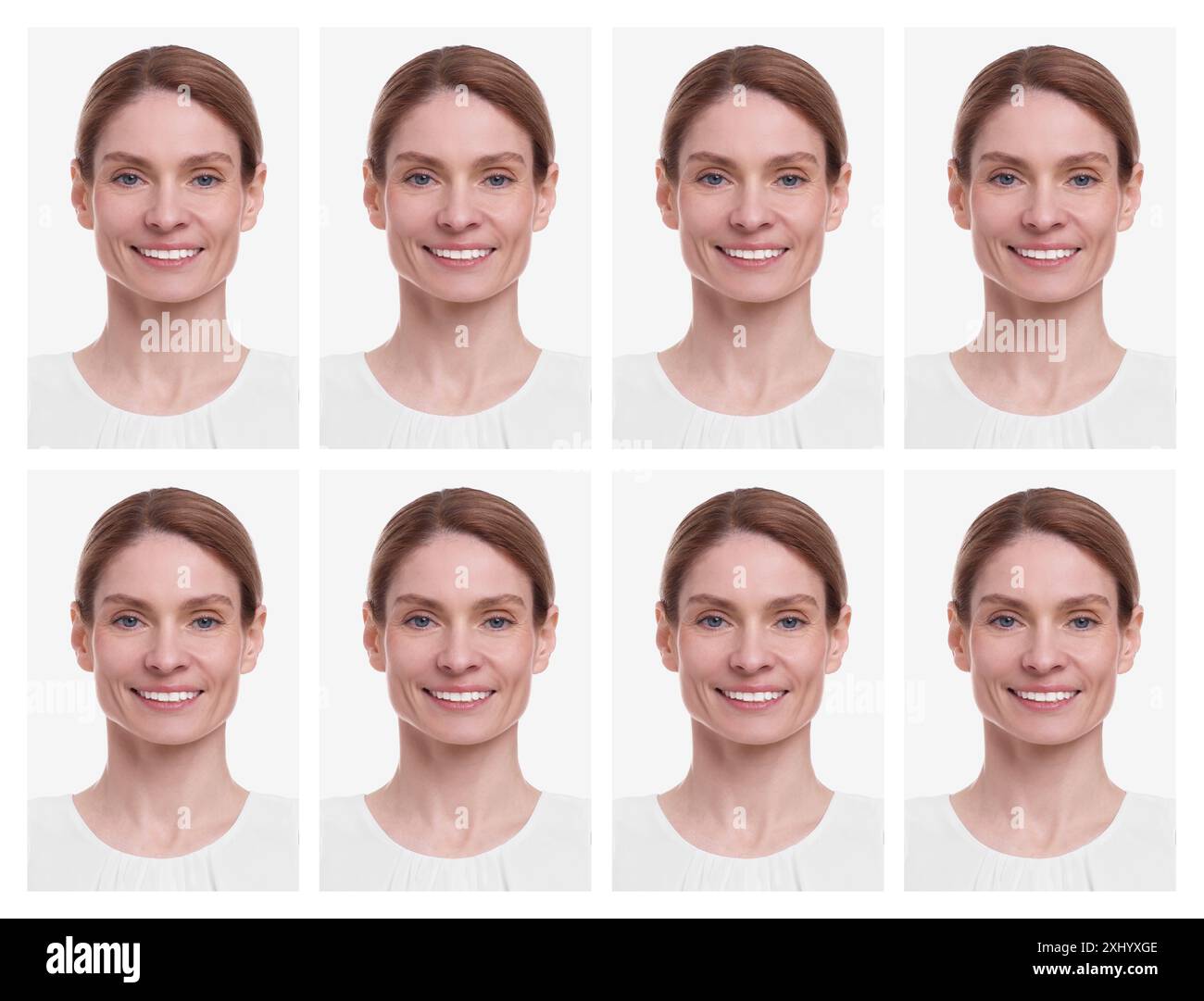 Mature woman passport picture hi-res stock photography and images - Alamy