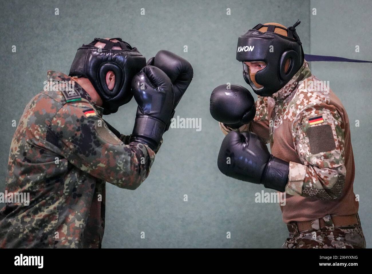 02 July 2024, Baden-Württemberg, Calw: Close combat experts from the ...