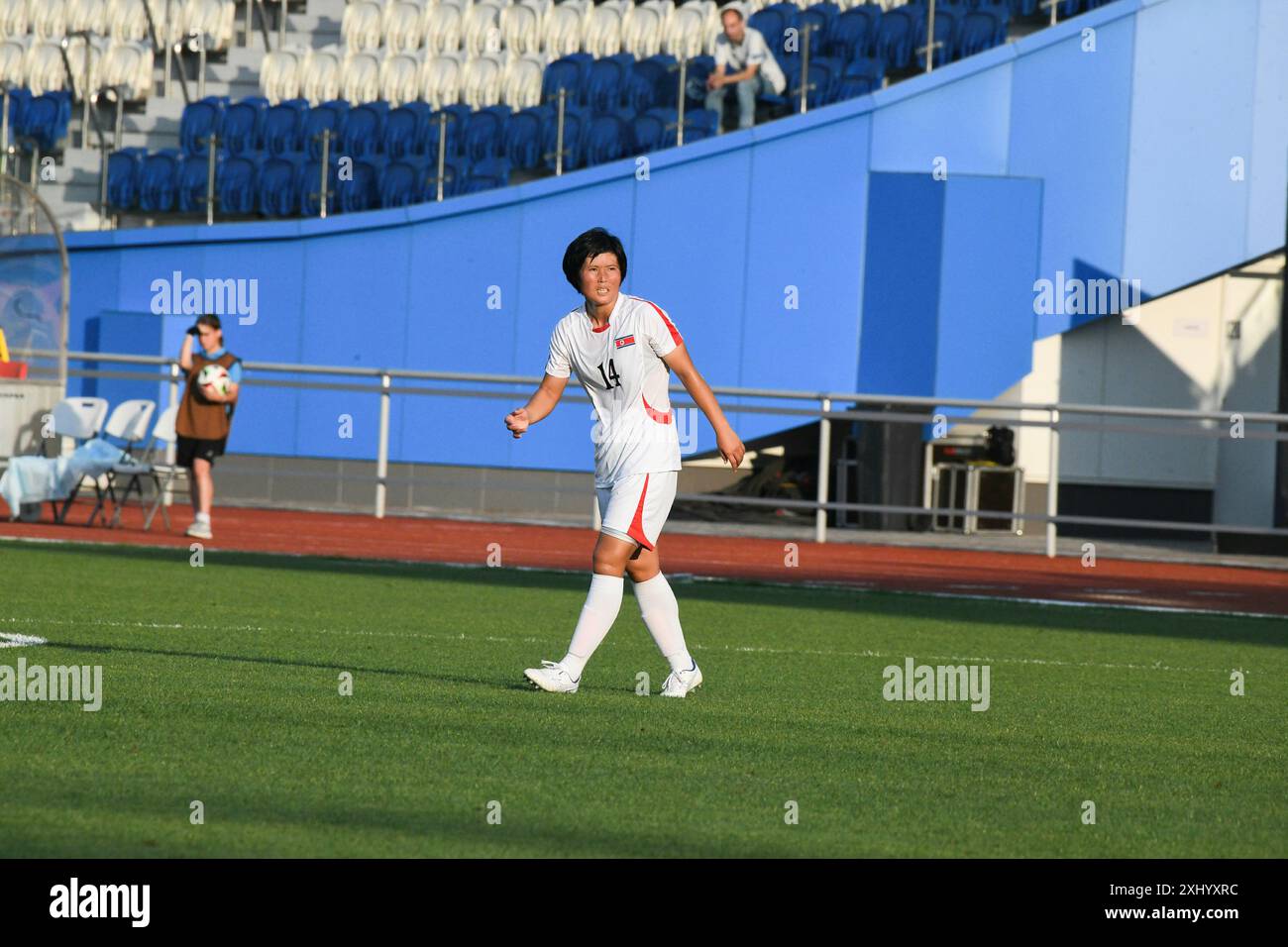Jong Yun-mi of North Korea seen during the Women's Friendlies between ...