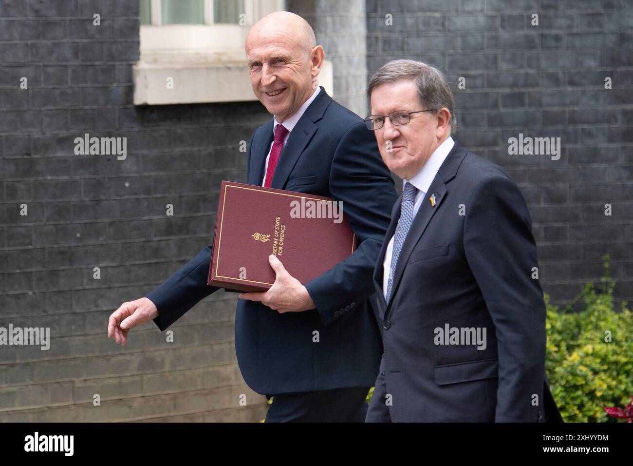 London, UK. 16 Jul 2024. Pictured: (L-R) - John Healey - Secretary of ...