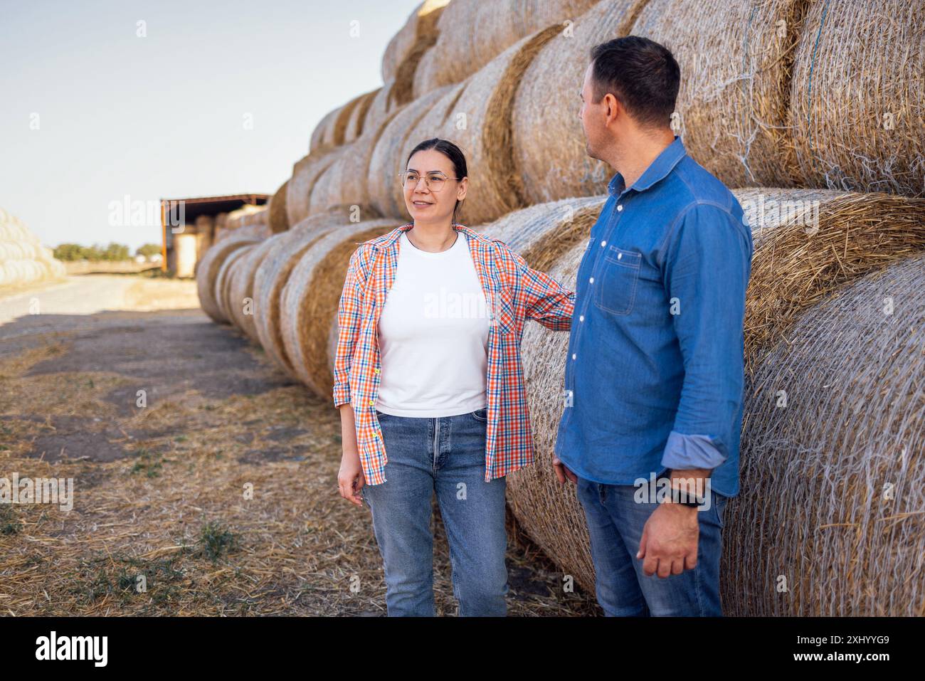 Farmer's wife in the barn hi-res stock photography and images - Alamy