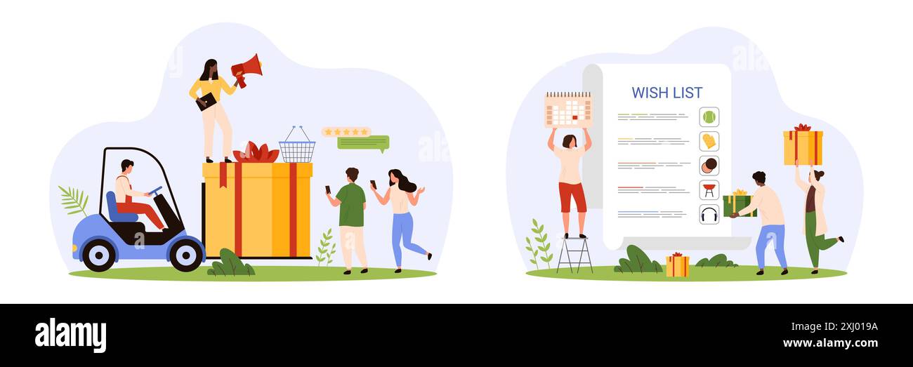 Tiny gift box Stock Vector Images - Alamy