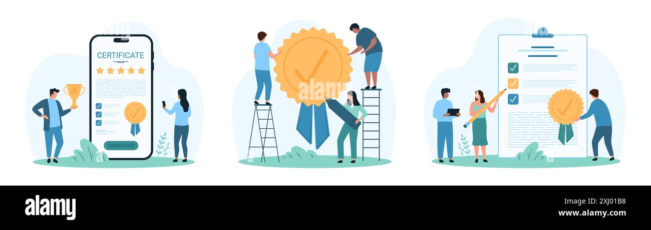 Approval cartoon hi-res stock photography and images - Alamy