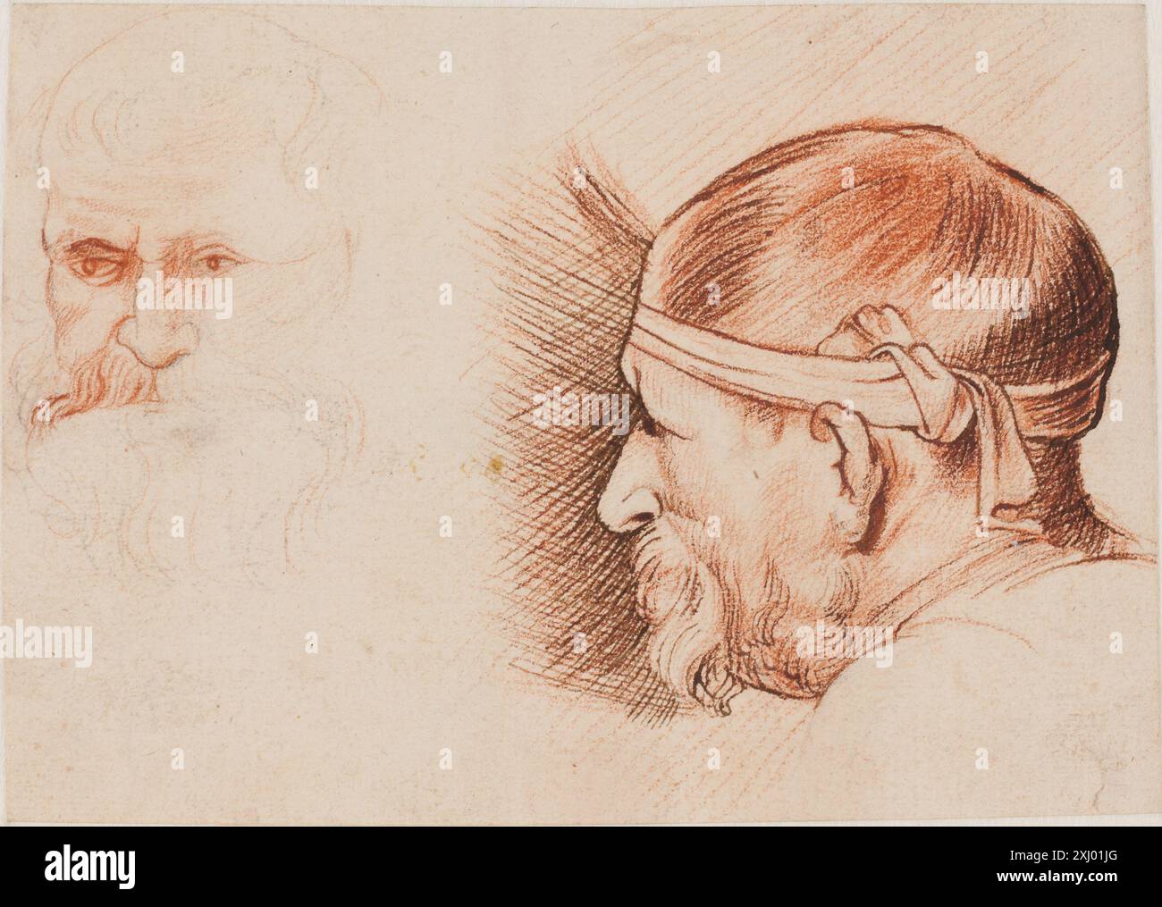 Christ crowned with Thorns. The head, seen en face, of the Roman ...