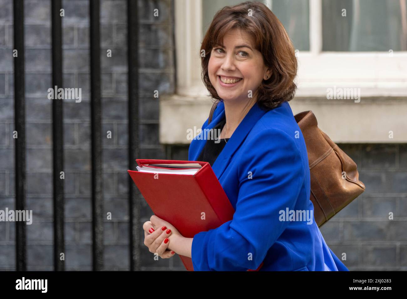 London, UK. 16th July, 2024. Lucy Powell, Commons Leader, arrives at a ...
