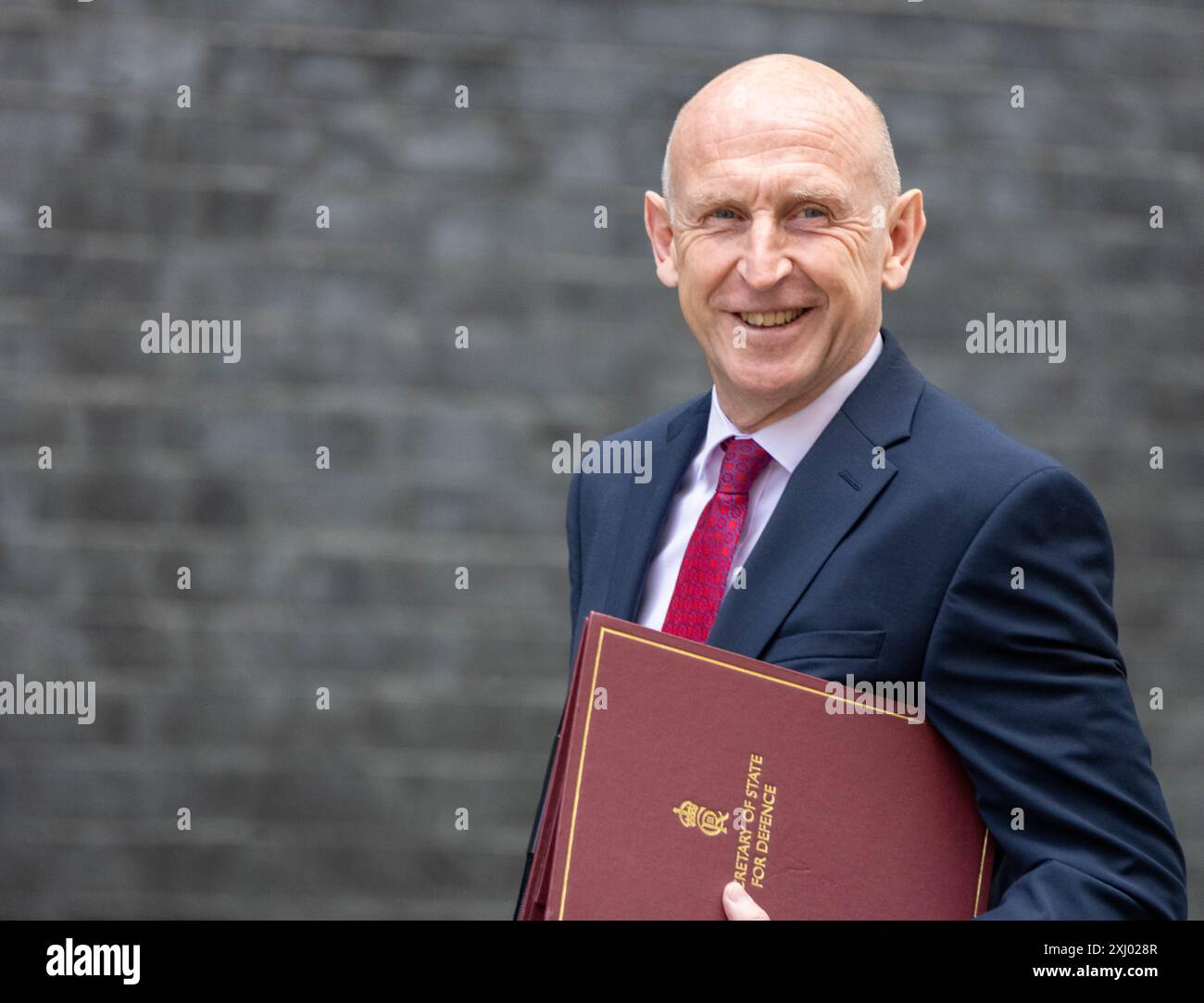 London, UK. 16th July, 2024. John Healey, Defence Secretary arrives at a cabinet meeting at 10 ...