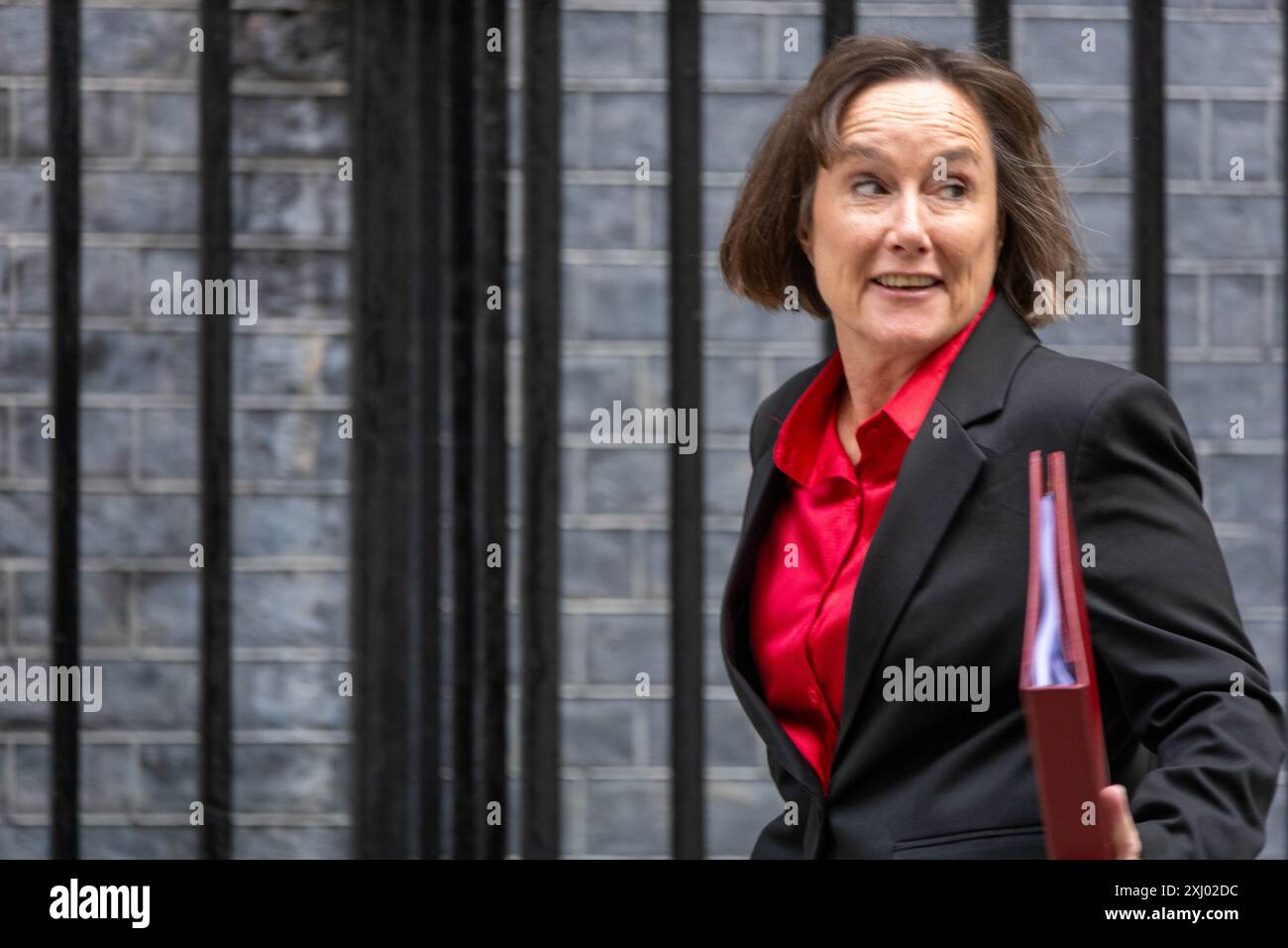 London, UK. 16th July, 2024. Jo Stevens, Welsh Secretary, arrives at a ...