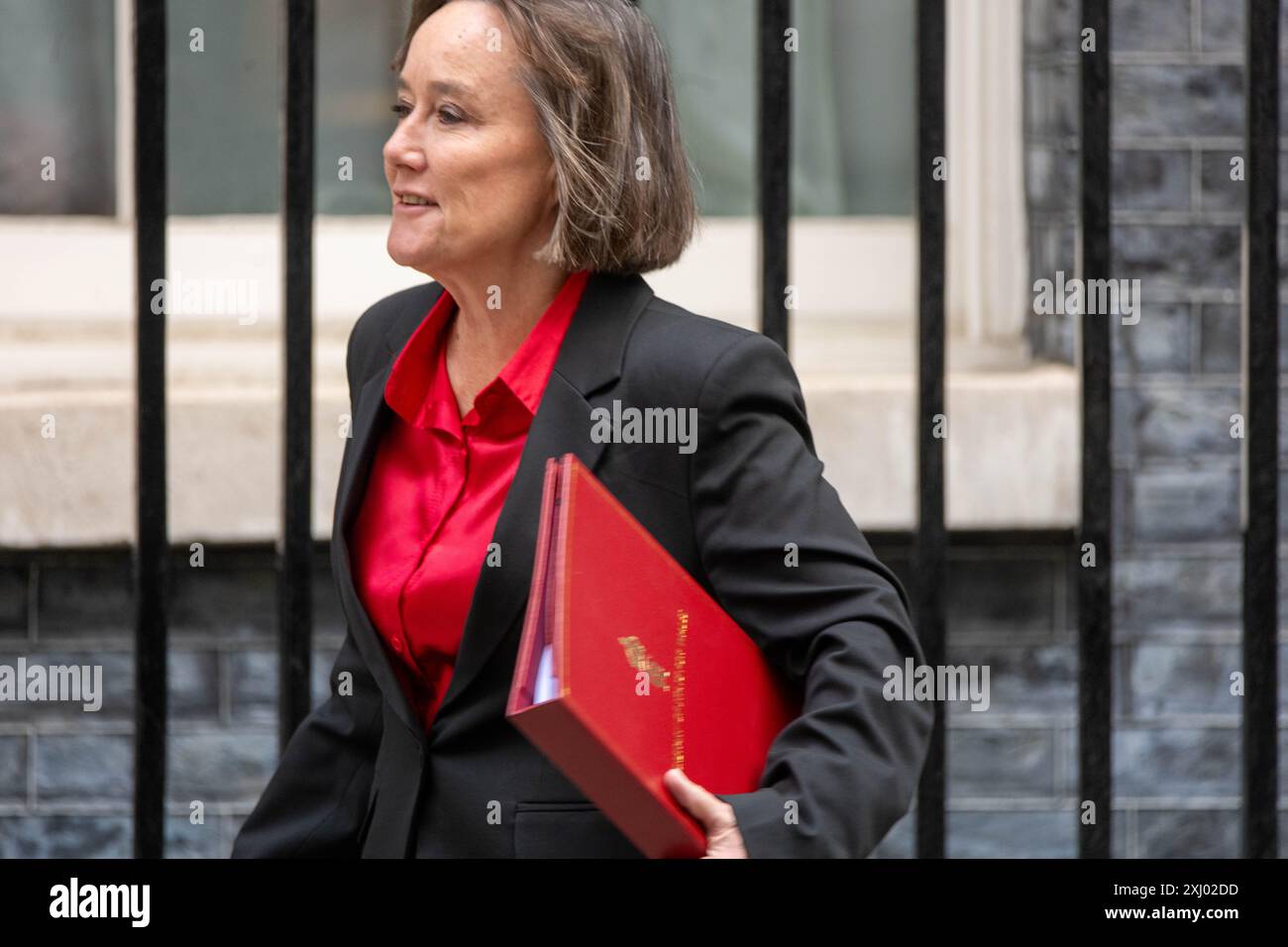 London, UK. 16th July, 2024. Jo Stevens, Welsh Secretary, arrives at a ...