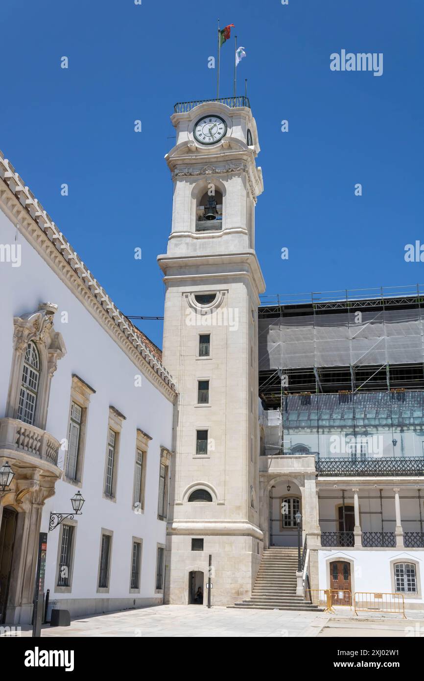 The tower of the University of Coimbra Stock Photo - Alamy