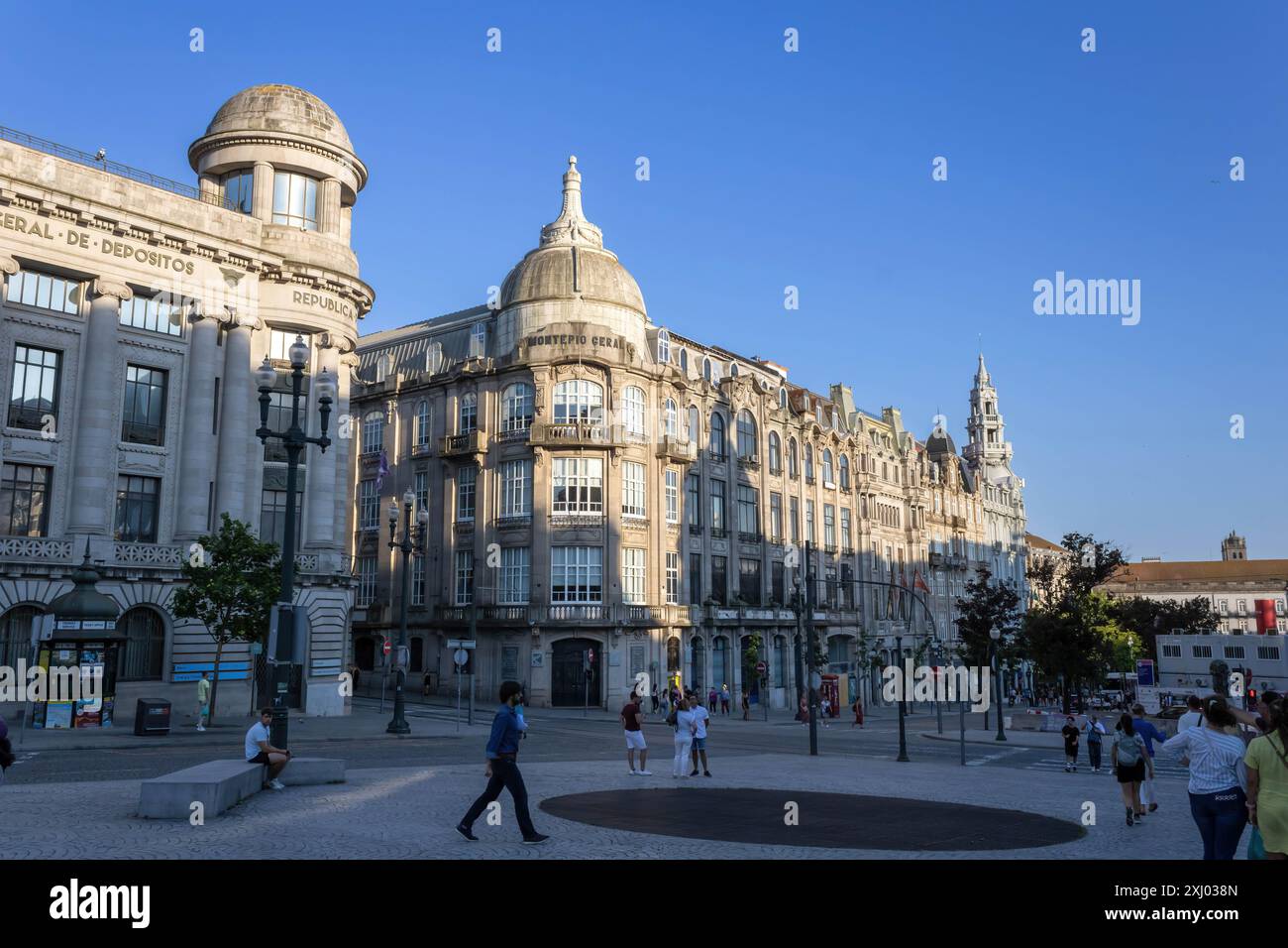 Porto, Portugal - July 6, 2022: Historical architecture of Liberty ...
