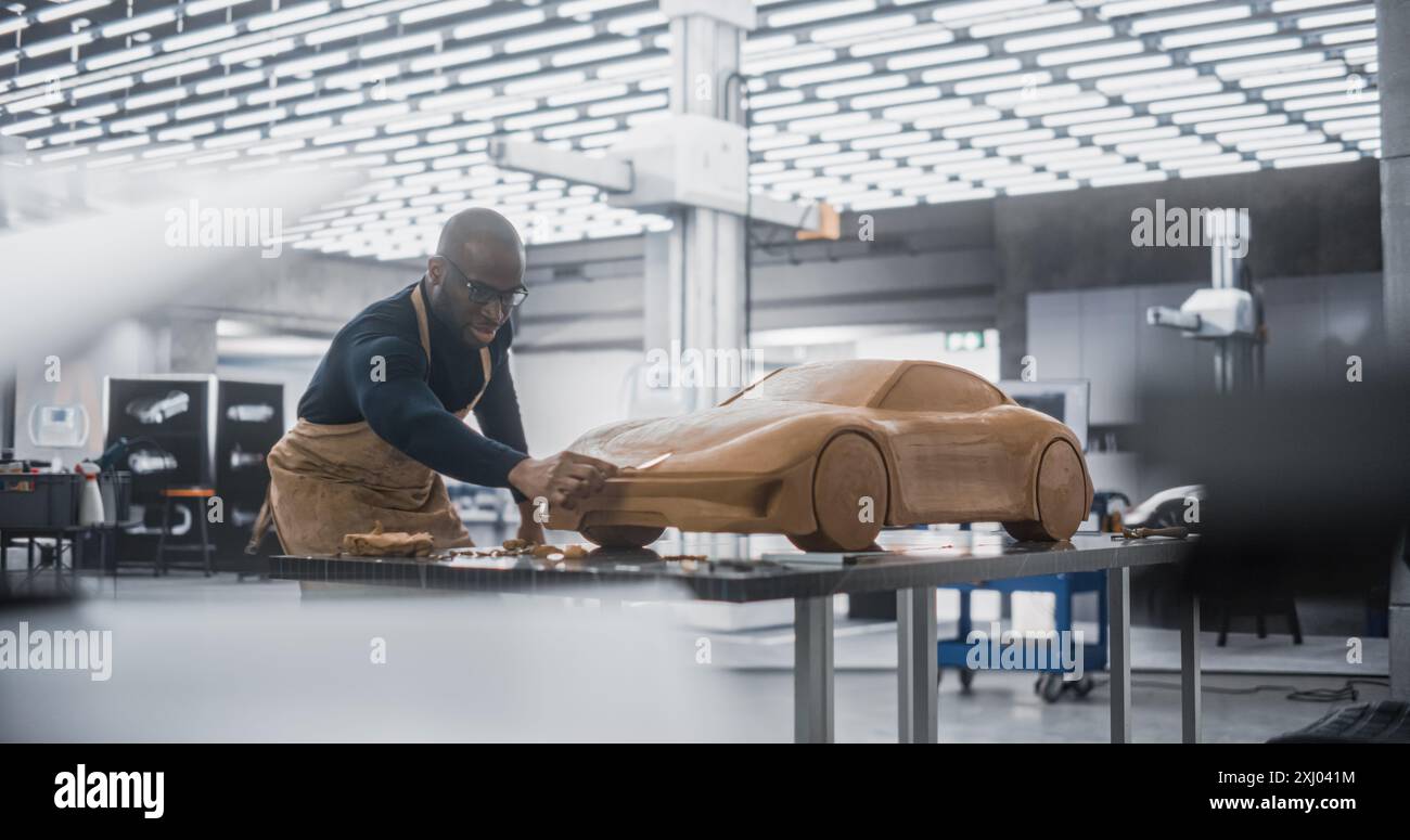 Diverse African Automotive Artist Making Final Strokes on His Latest ...