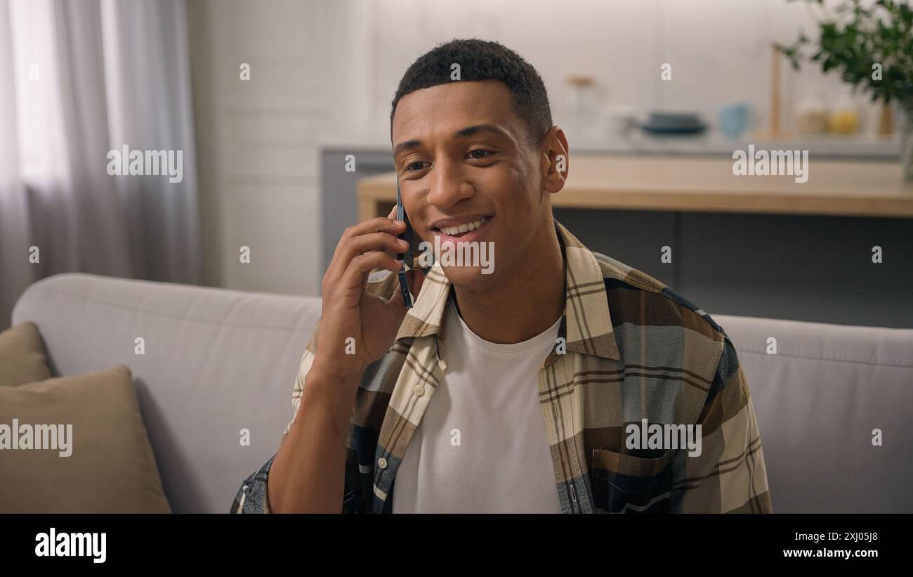 Carefree guy laughing talking hi-res stock photography and images - Alamy