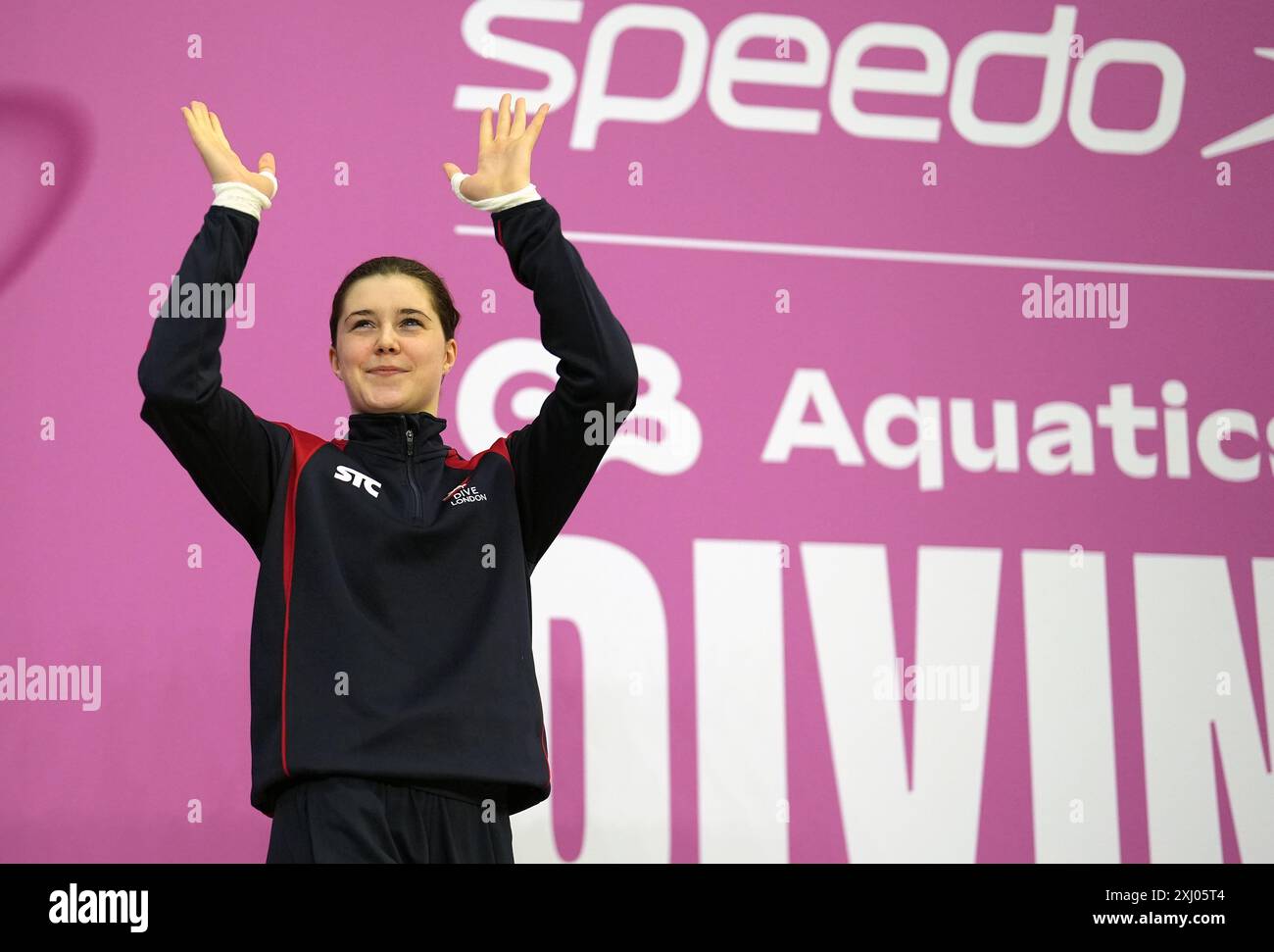 File photo dated 23-05-2024 of Olympic diver Andrea Spendolini-Sirieix ... File photo dated 23-05-2024 of Olympic diver Andrea Spendolini-Sirieix ...