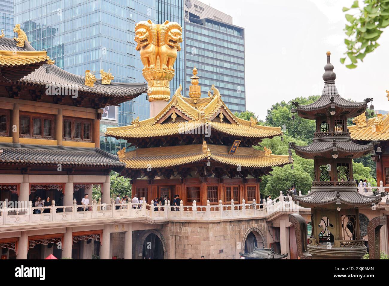 Buddhism temple, Ancient buildings, Wooden palace Stock Photo - Alamy