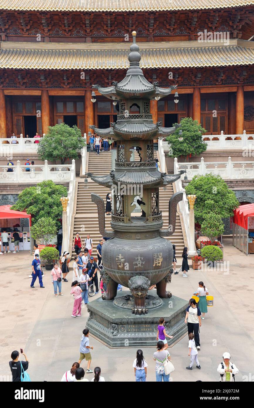 Buddhism temple, Ancient buildings, Wooden palace Stock Photo - Alamy