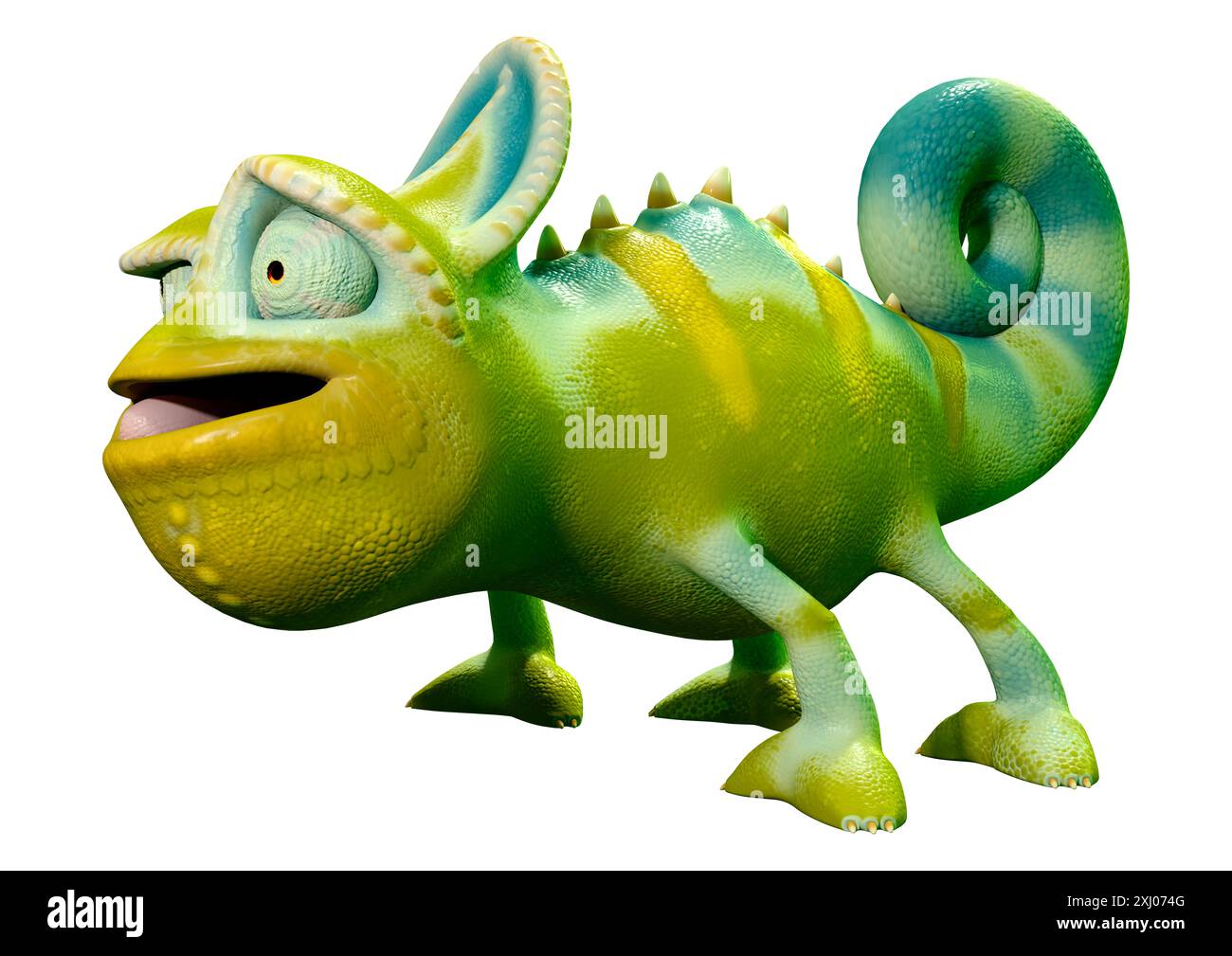 Cartoon character chameleon Cut Out Stock Images & Pictures - Alamy