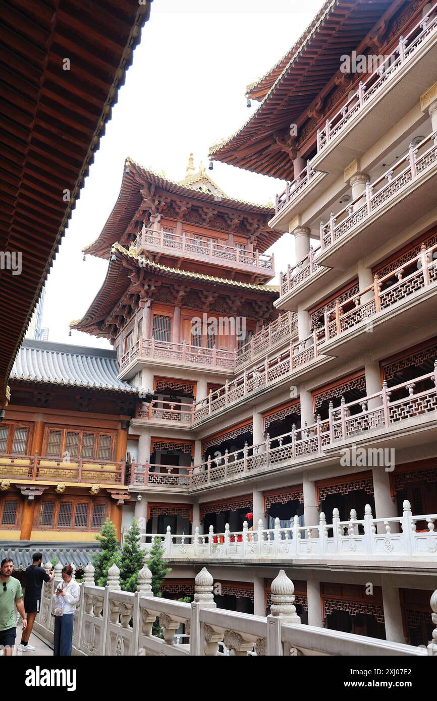 Buddhism temple, Ancient buildings, Wooden palace Stock Photo - Alamy