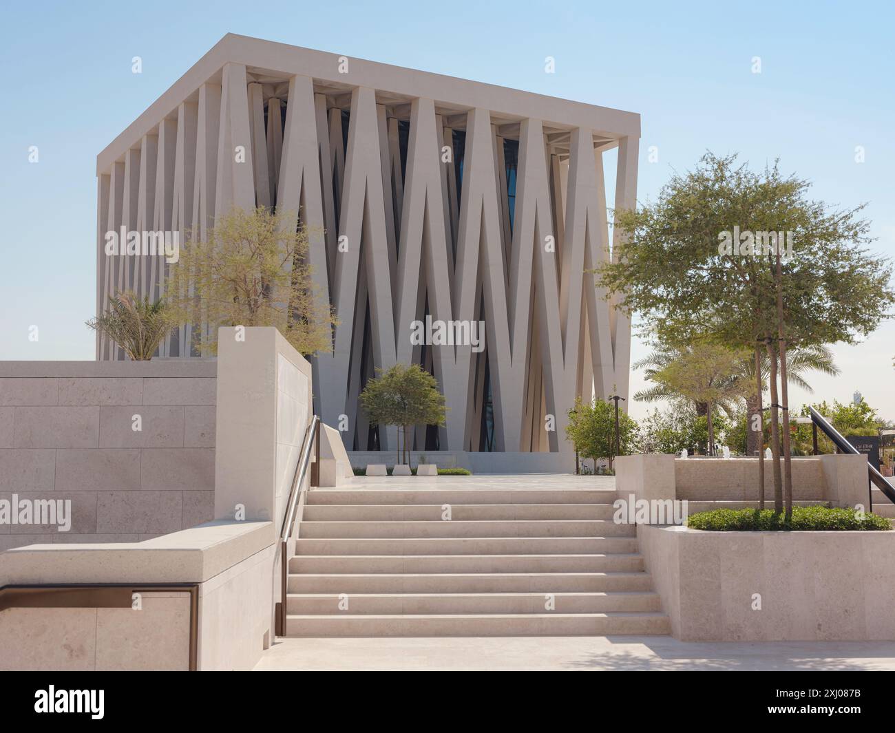 Abu Dhabi, United Arab Emirates - January 13 2024 : The synagogue at ...